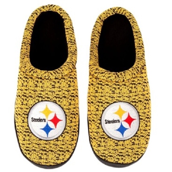 FOCO | Shoes | New Pittsburgh Steelers Poly Knit Slippers Nfl | Poshmark